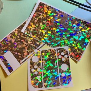 Other | Holographic Nintendo Switch Skin Silver Rainbow | Poshmark